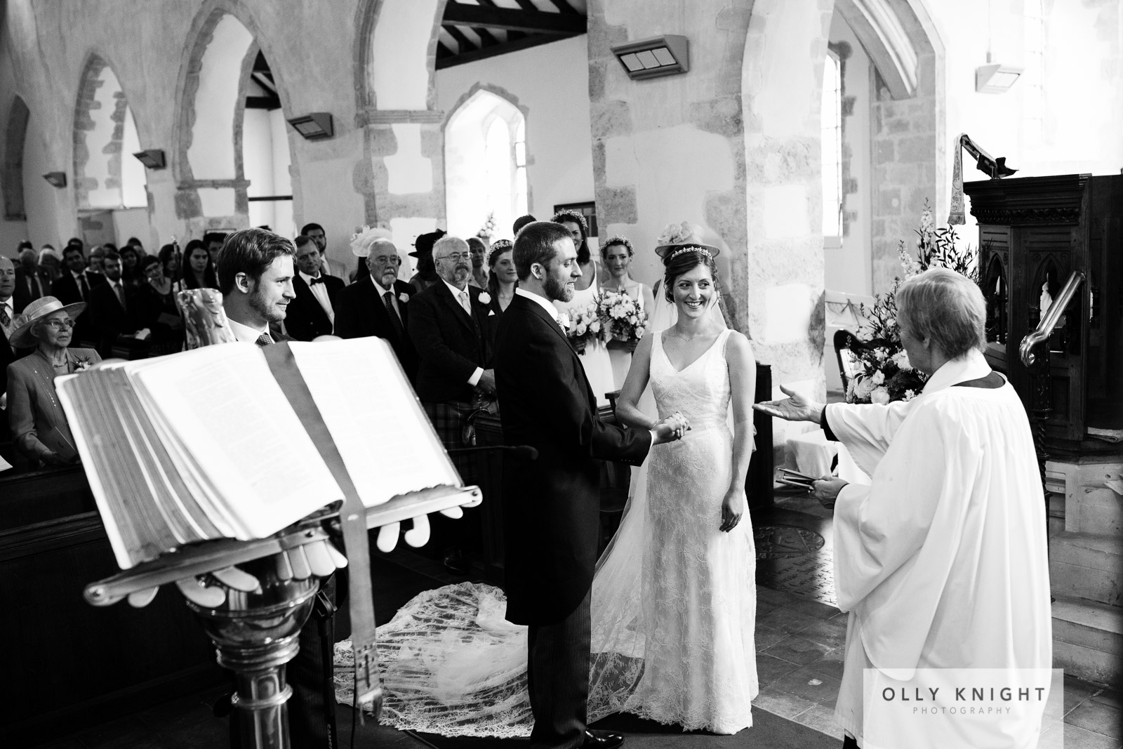 Charlie & Beth's Wedding at Littlebourne Barn - Olly Knight